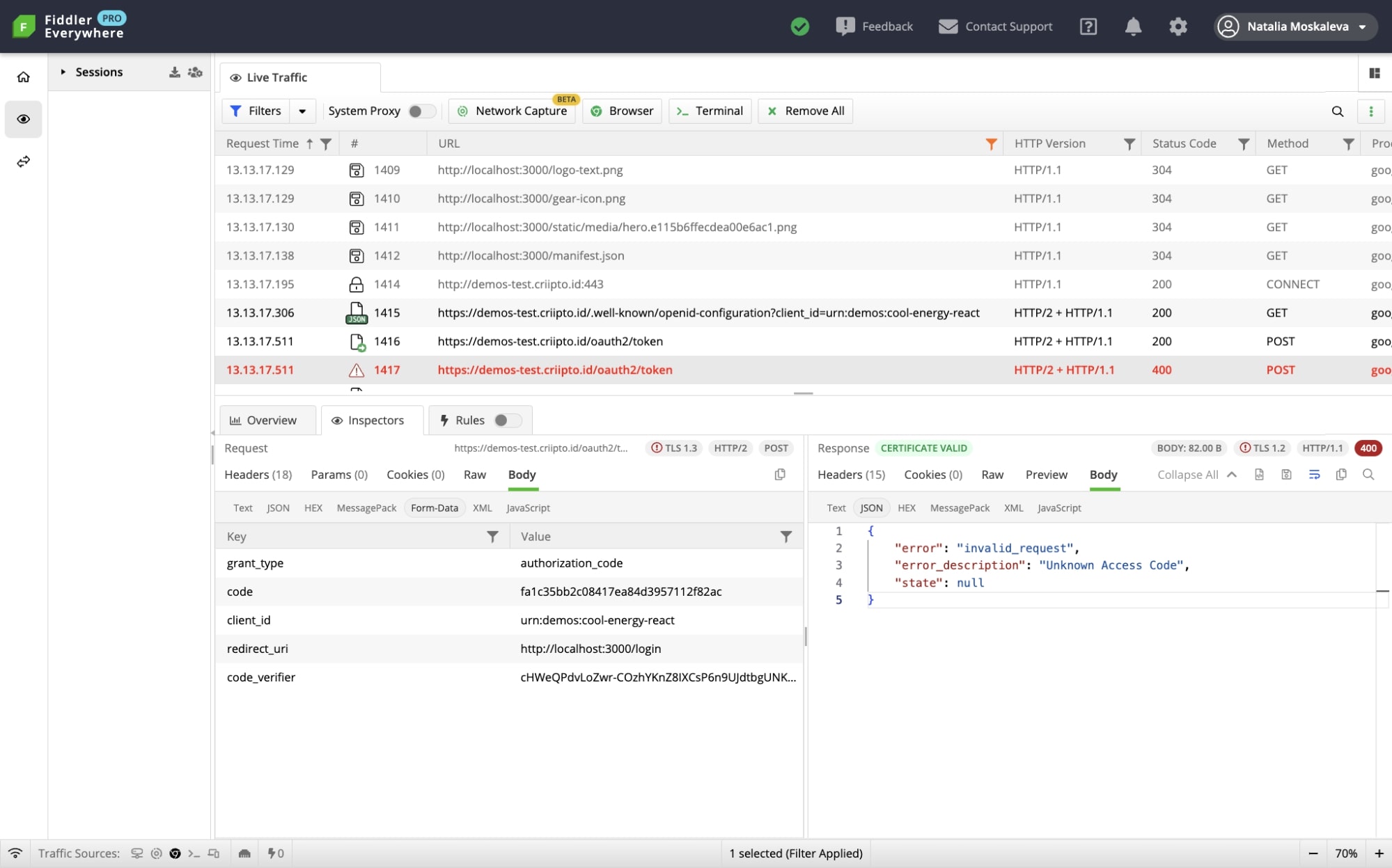 How To Use Fiddler to Debug Authentication Flows